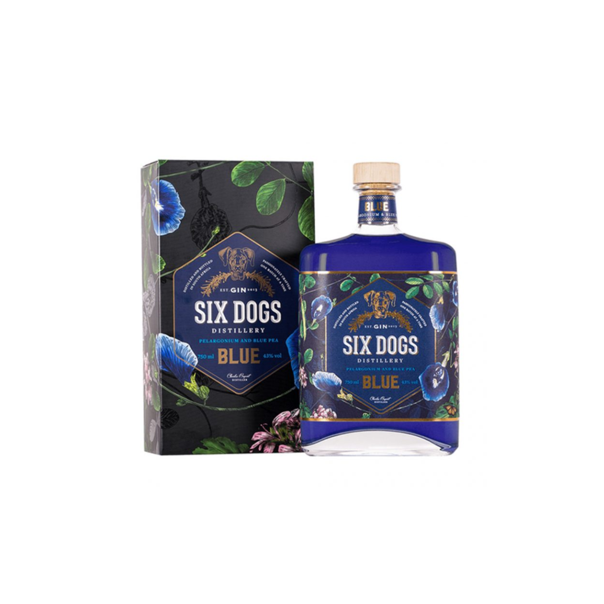 Six Dogs Blue Gin – The Oak Room